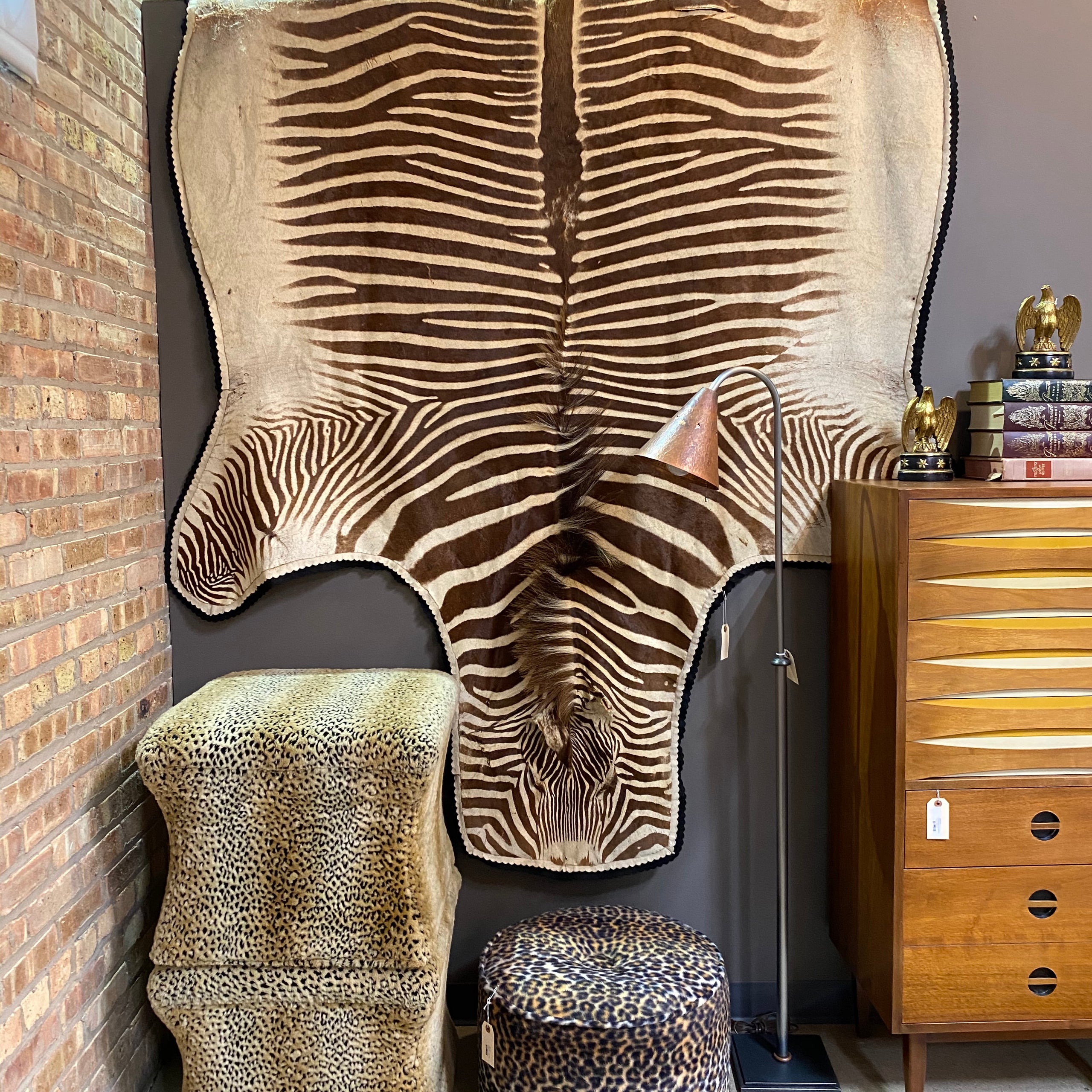 Antique Zebra Hide Rug | Featuring antique, vintage, and mid-century ...