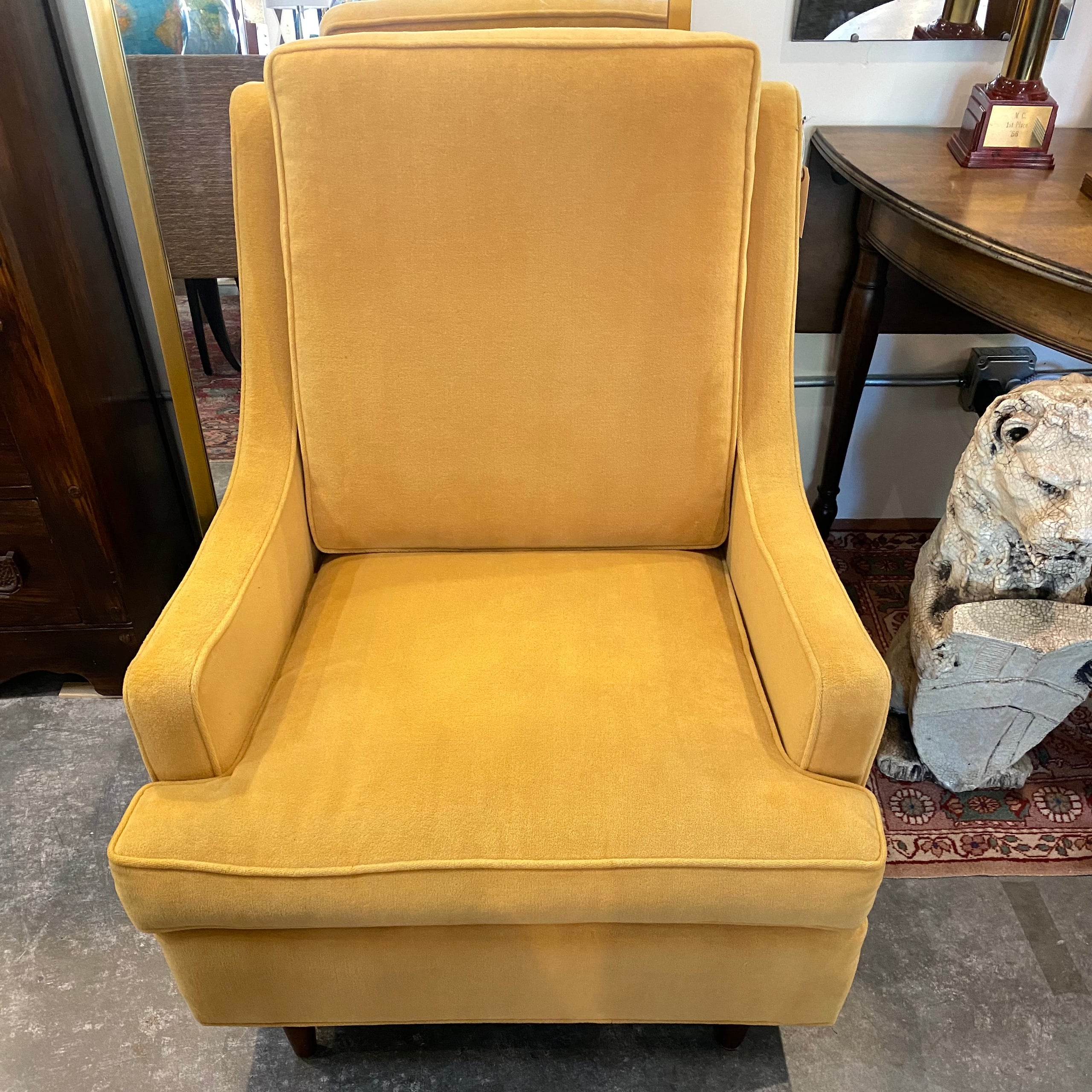 Mid-Century High-Back Lounge Chair | Featuring antique, vintage, and ...