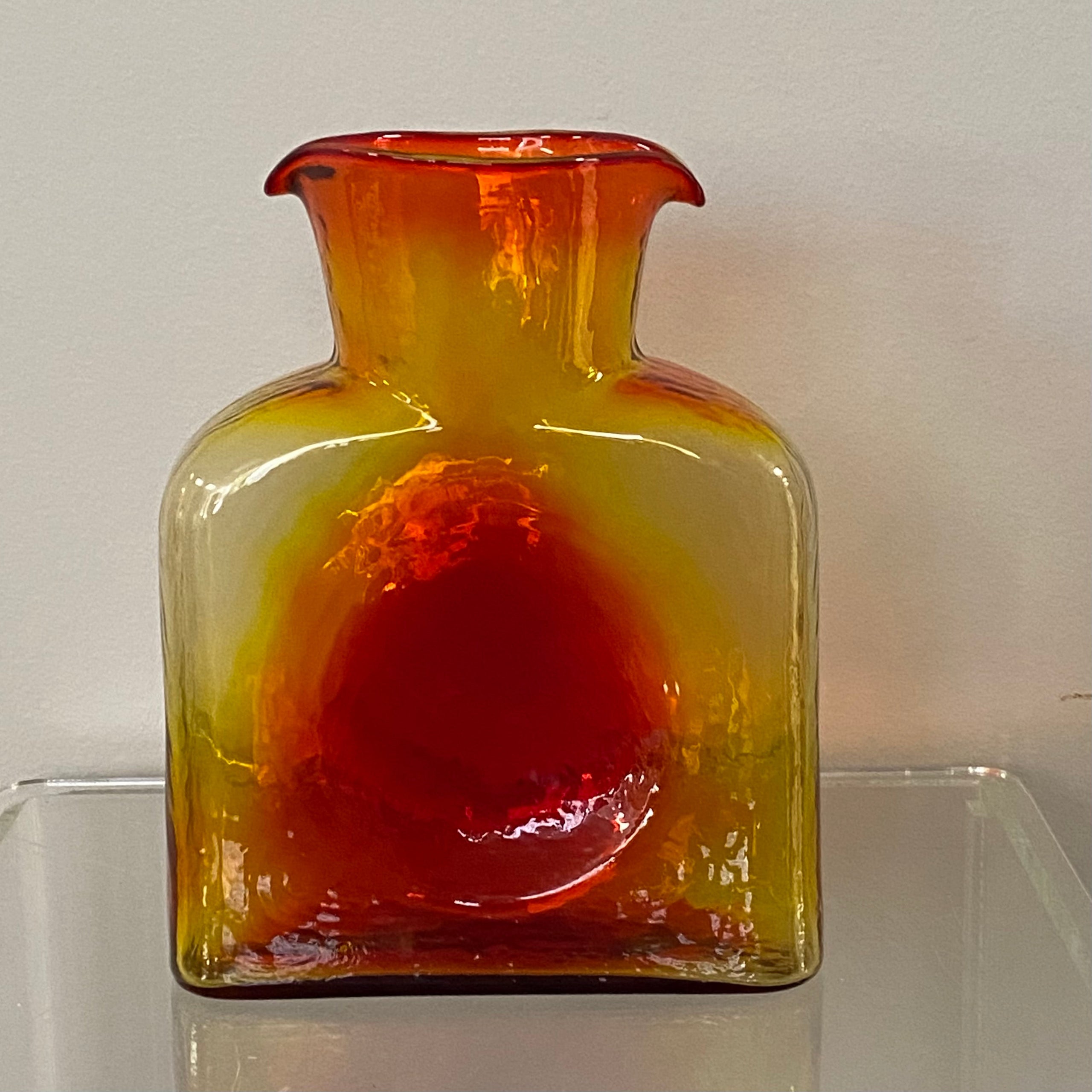 Blenko Water Jug, Tangerine | Featuring antique, vintage, and mid ...