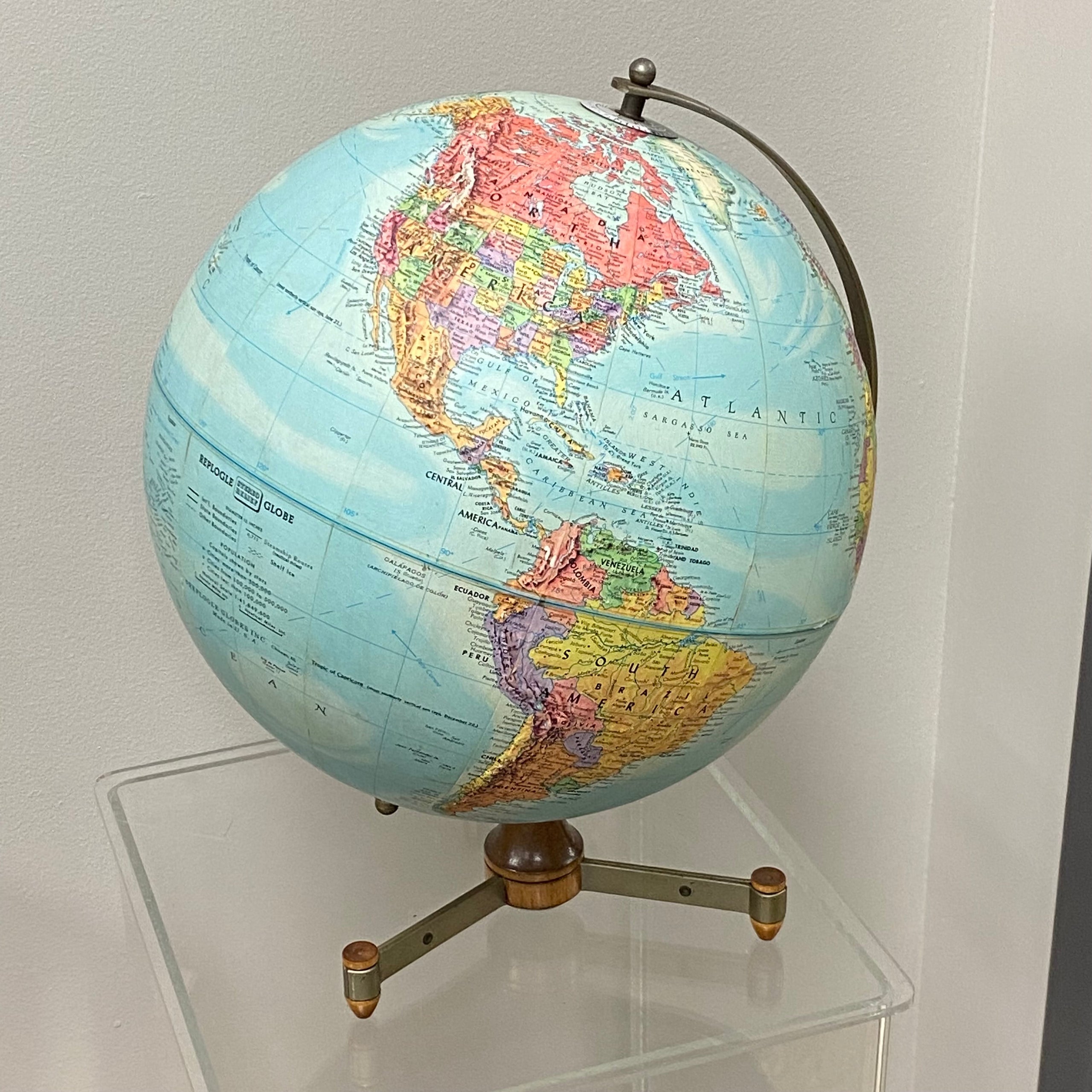 Replogle 12" Stereo Relief Globe | Featuring antique, vintage, and mid ...