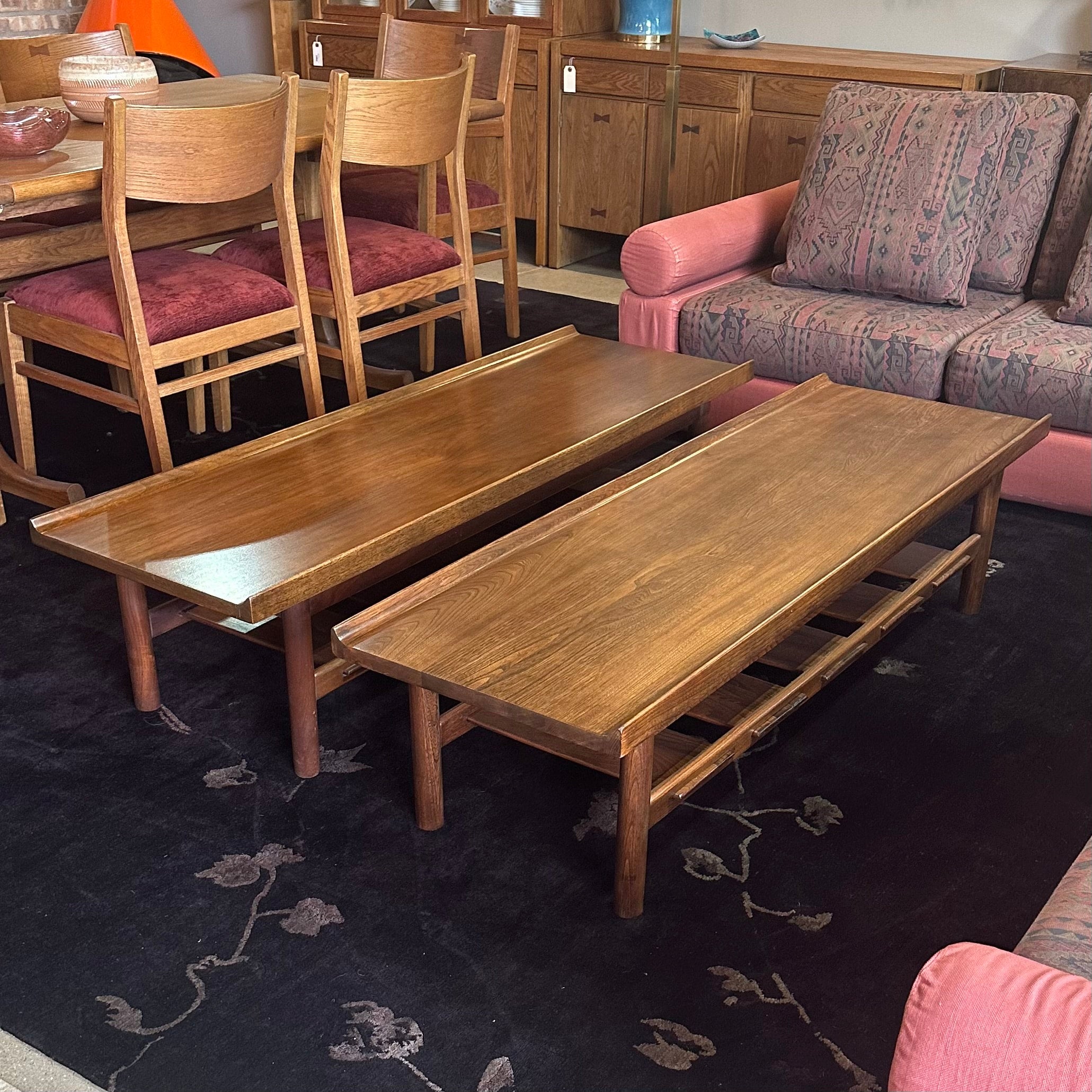 Lawrence Peabody for Nemschoff Walnut Coffee Table | Featuring antique ...