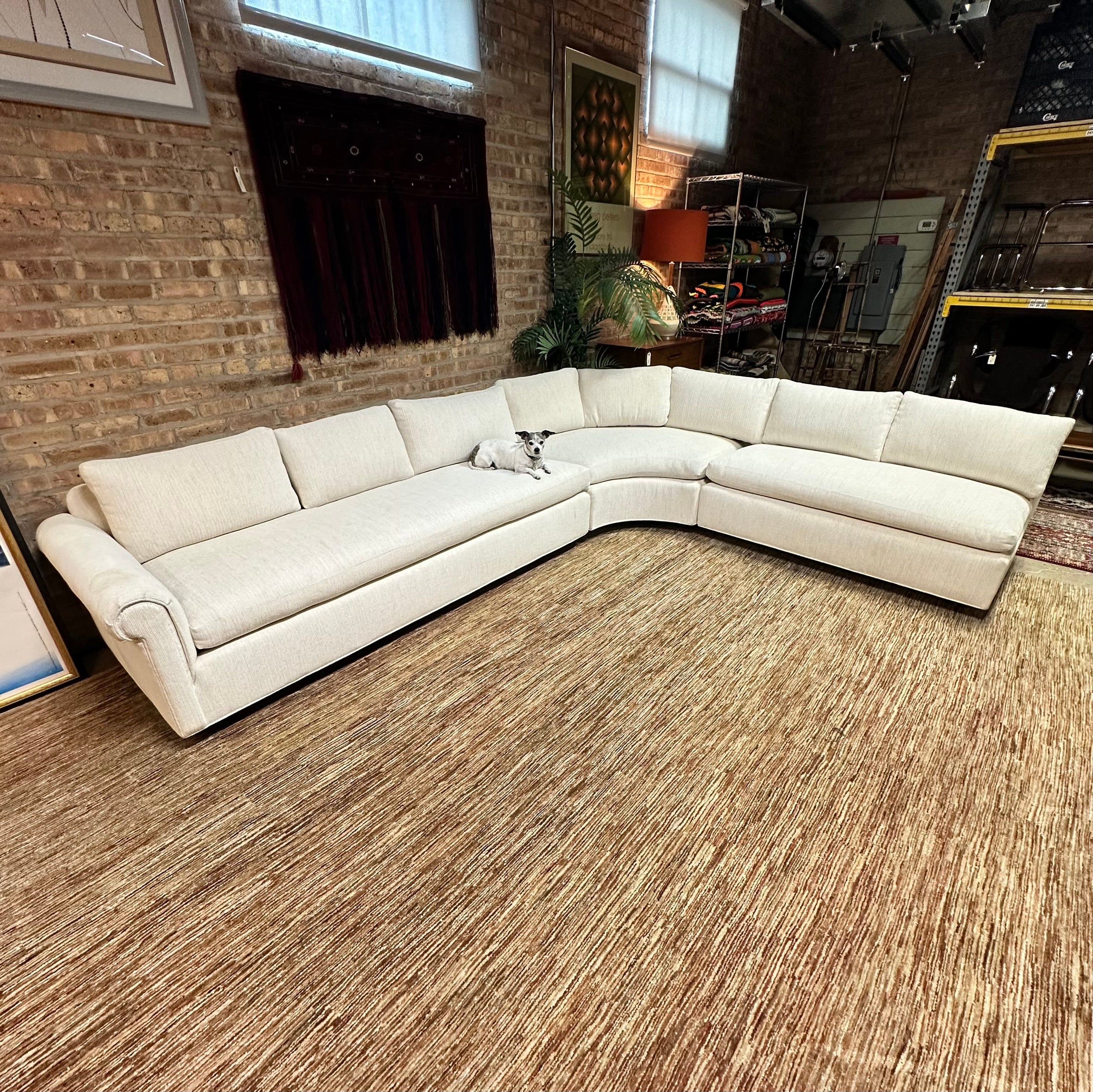 Ivory Sectional Sofa | Featuring antique, vintage, and mid-century ...